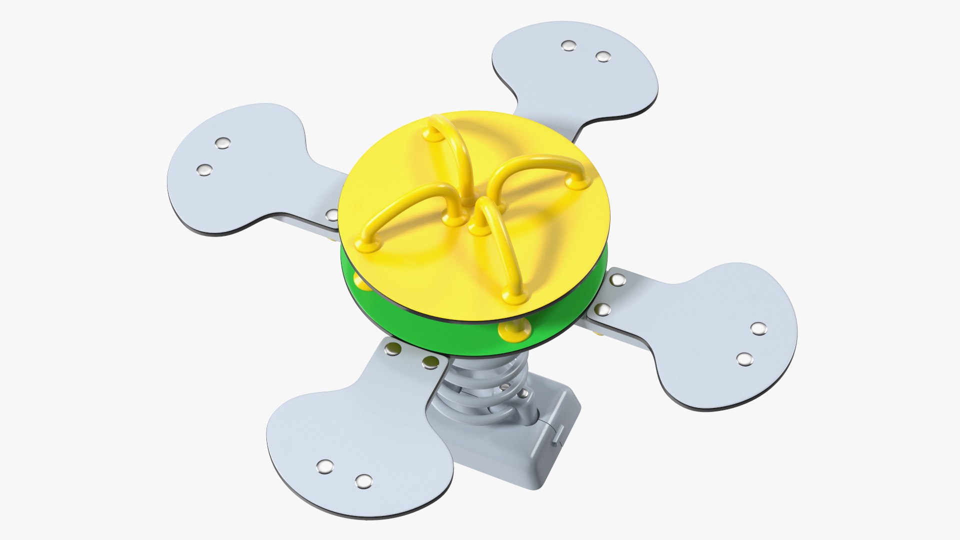 3D Playground Flower Springer Model - TurboSquid 2073159