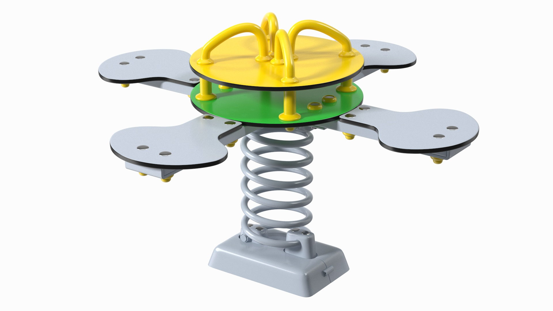 3D Playground Flower Springer Model - TurboSquid 2073159
