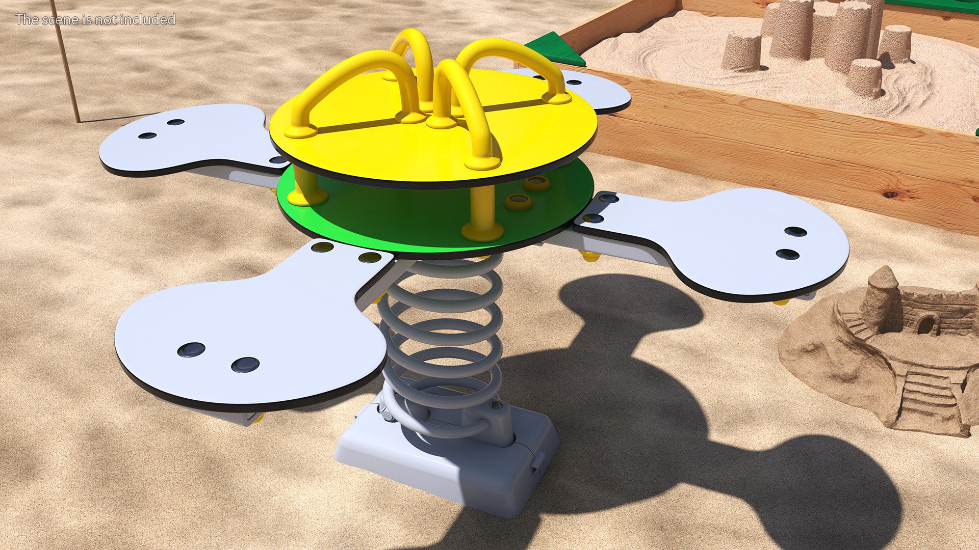 3D Playground Flower Springer Model - TurboSquid 2073159