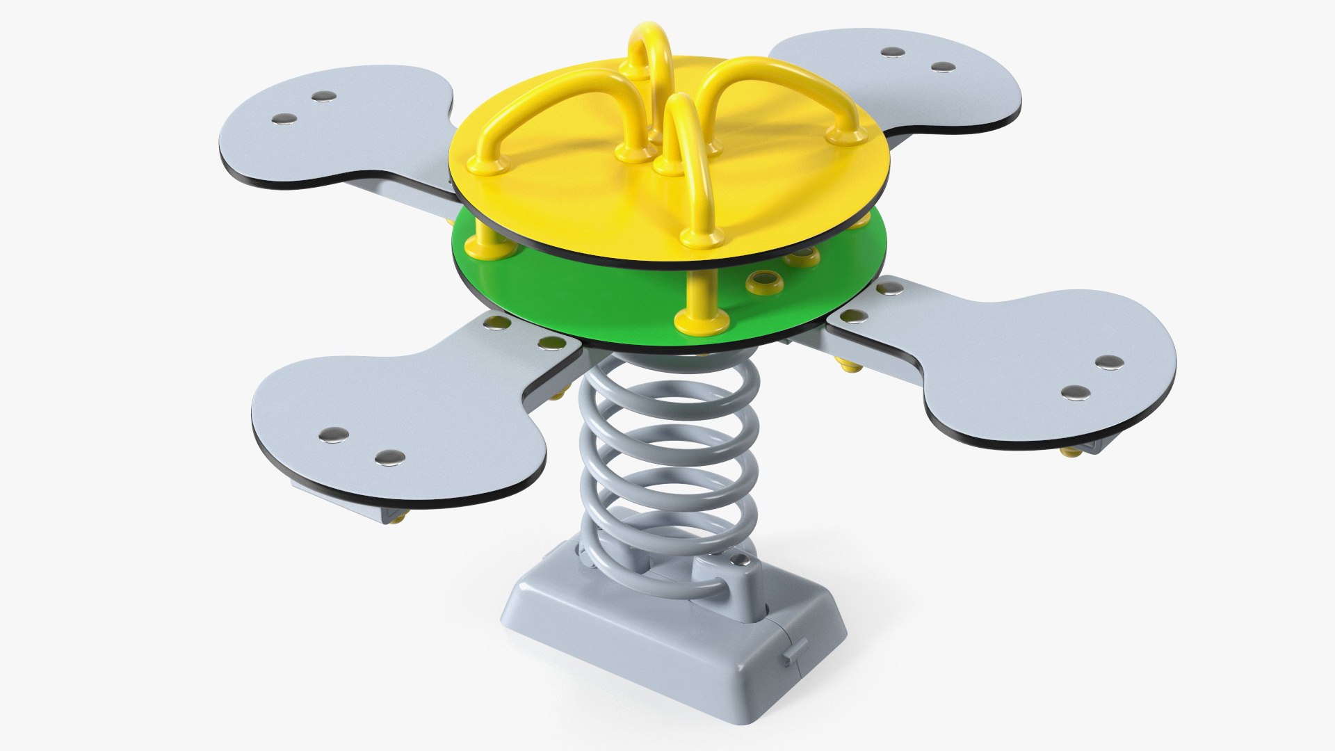 3D Playground Flower Springer model - TurboSquid 2073159