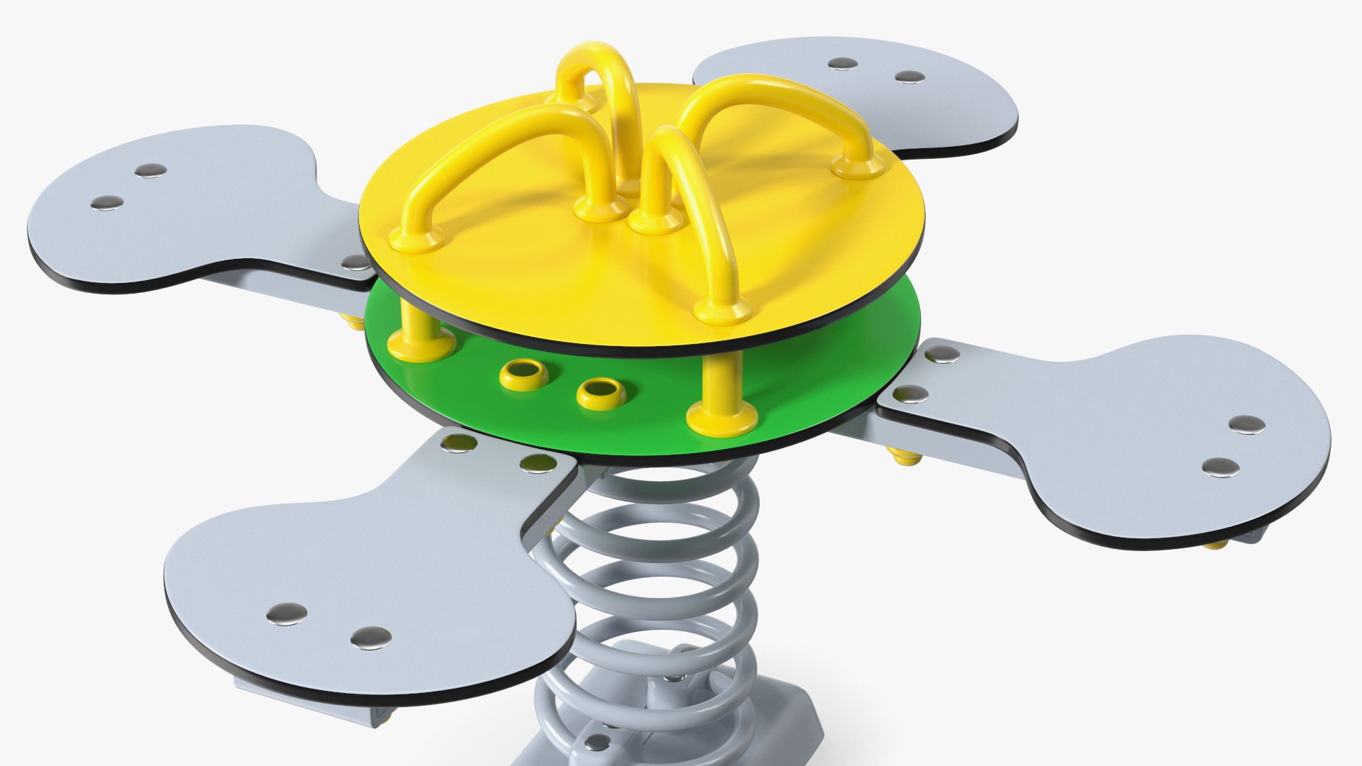 3D Playground Flower Springer Model - TurboSquid 2073159