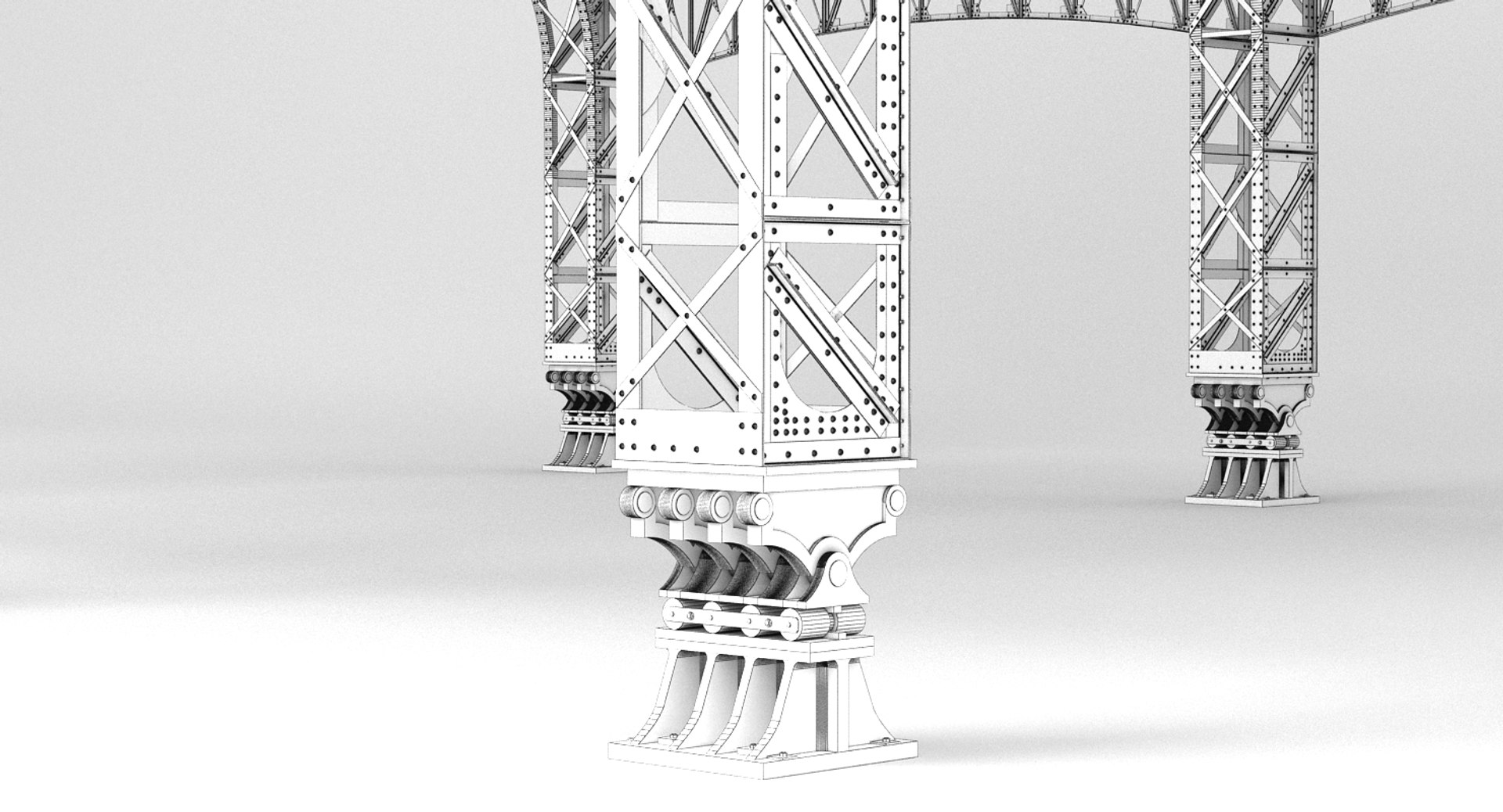 3D Steel Structure - TurboSquid 1287120