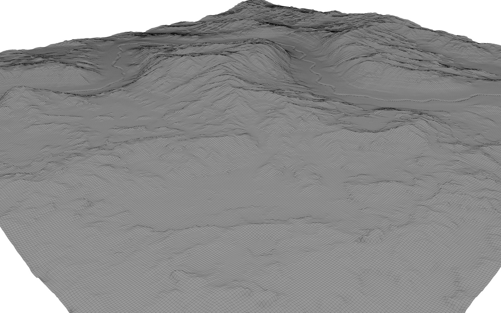 Terrain Landscape Canyon 3D Model - TurboSquid 1668424