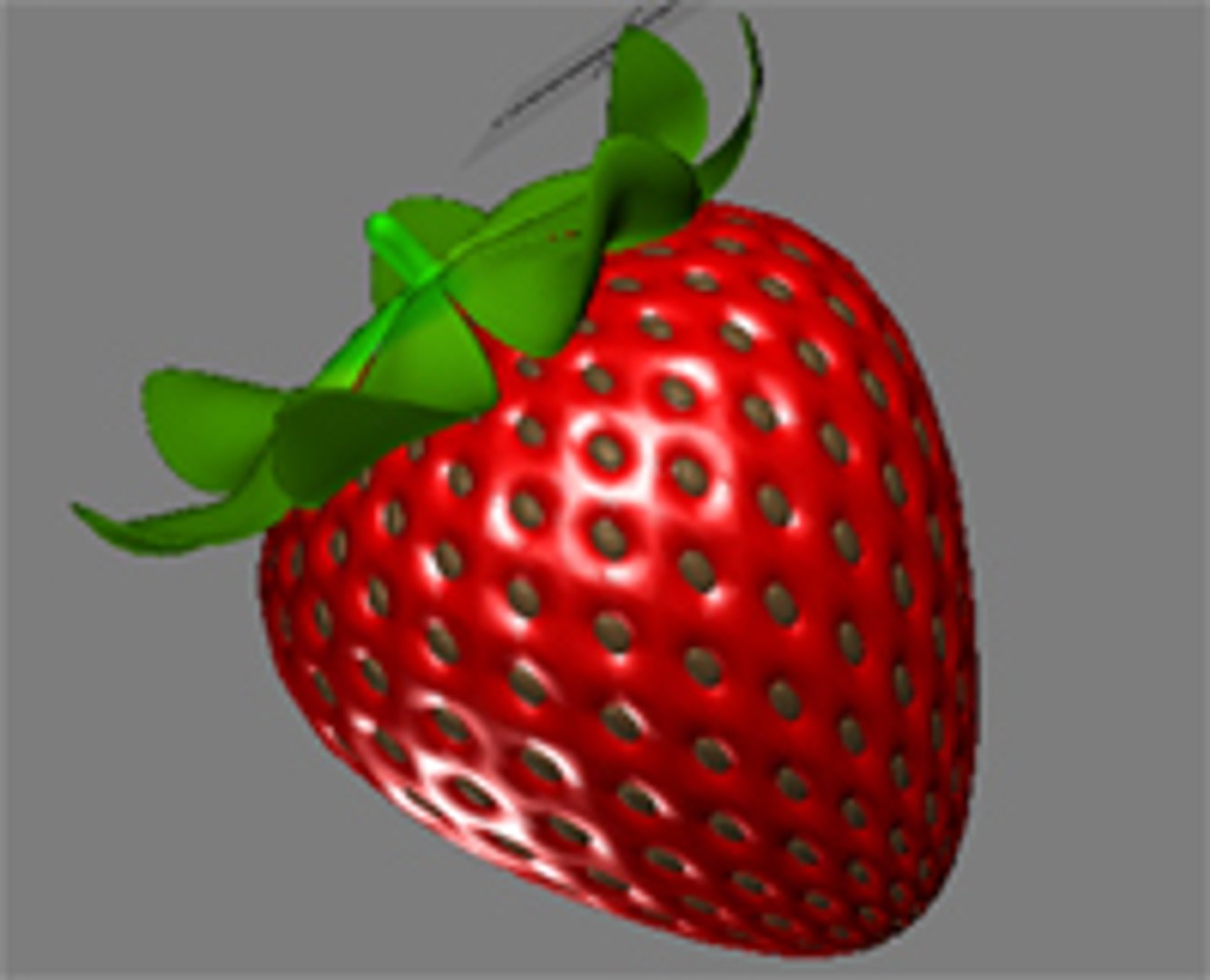 3D Strawberry Model - TurboSquid 351618