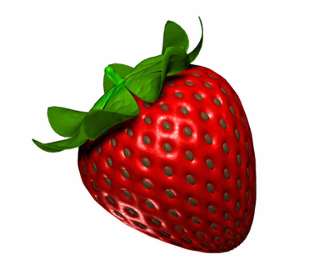 3D Strawberry Model - TurboSquid 351618
