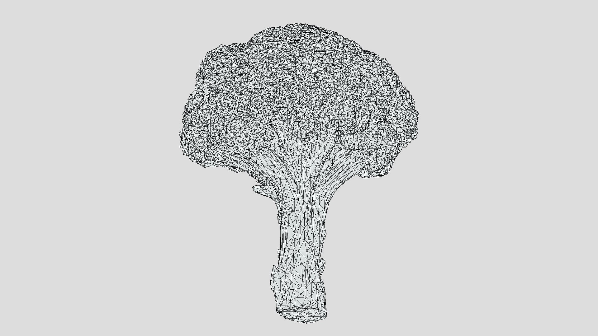 3D Model Broccoli Low Poly - TurboSquid 2272099