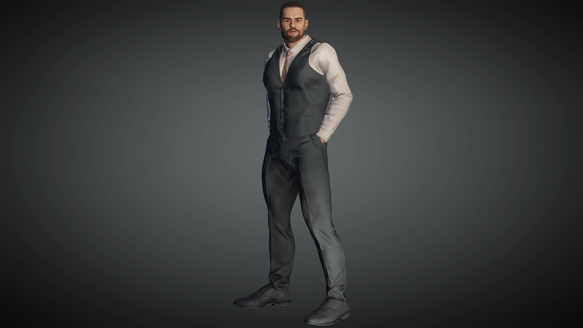 Realistic Business Man Joe 3D - TurboSquid 2009647