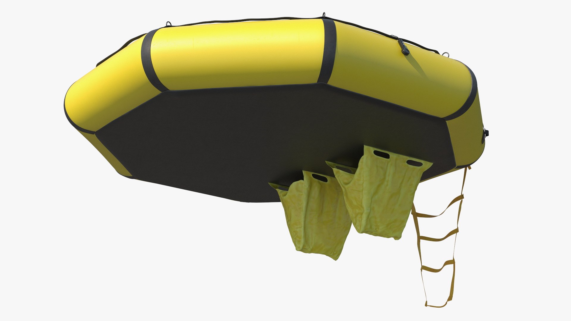 3D Advanced Life Raft With Tourist Inside Model - TurboSquid 2302294
