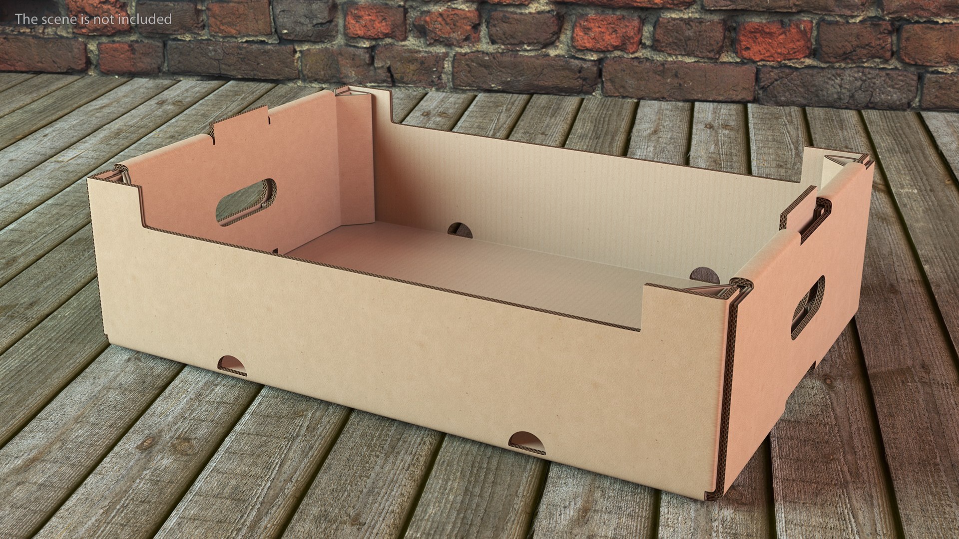 Stackable Corrugated Fruit And Vegetable Tray 3D - TurboSquid 1787969