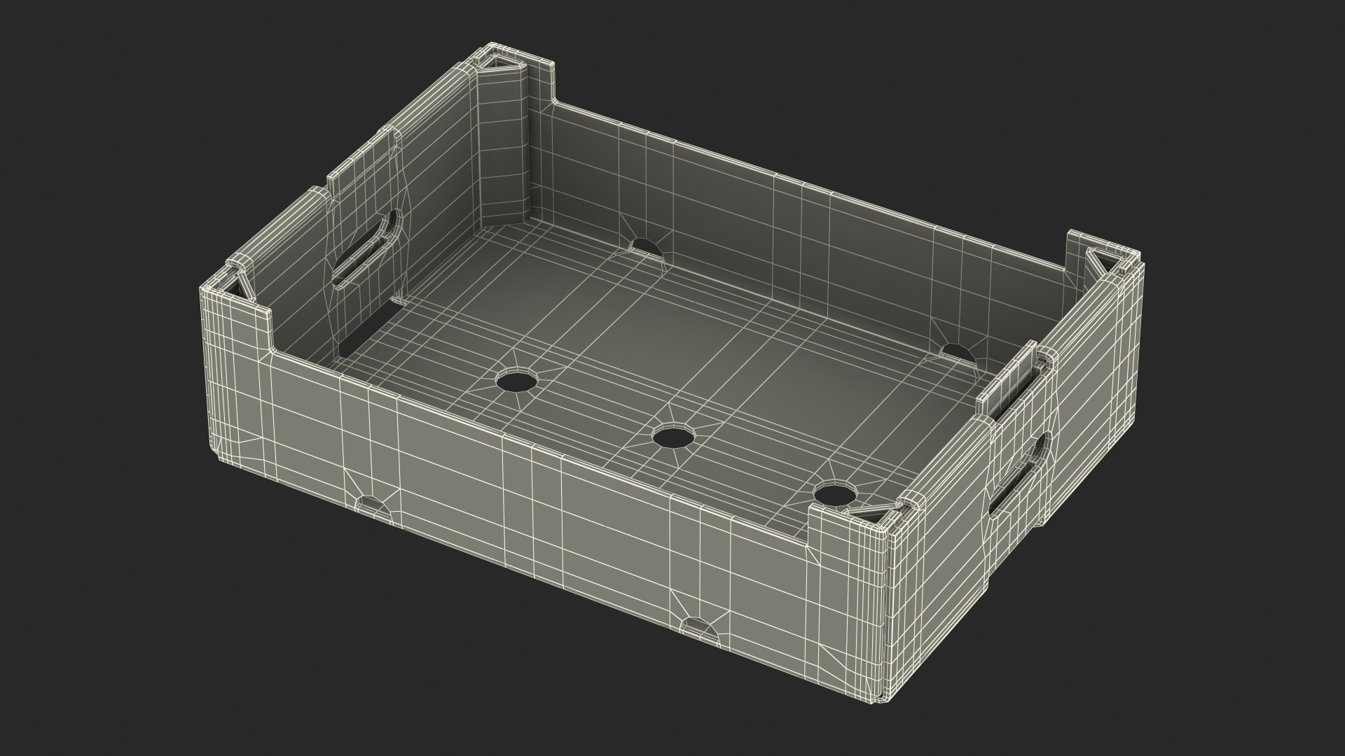Stackable Corrugated Fruit And Vegetable Tray 3D - TurboSquid 1787969