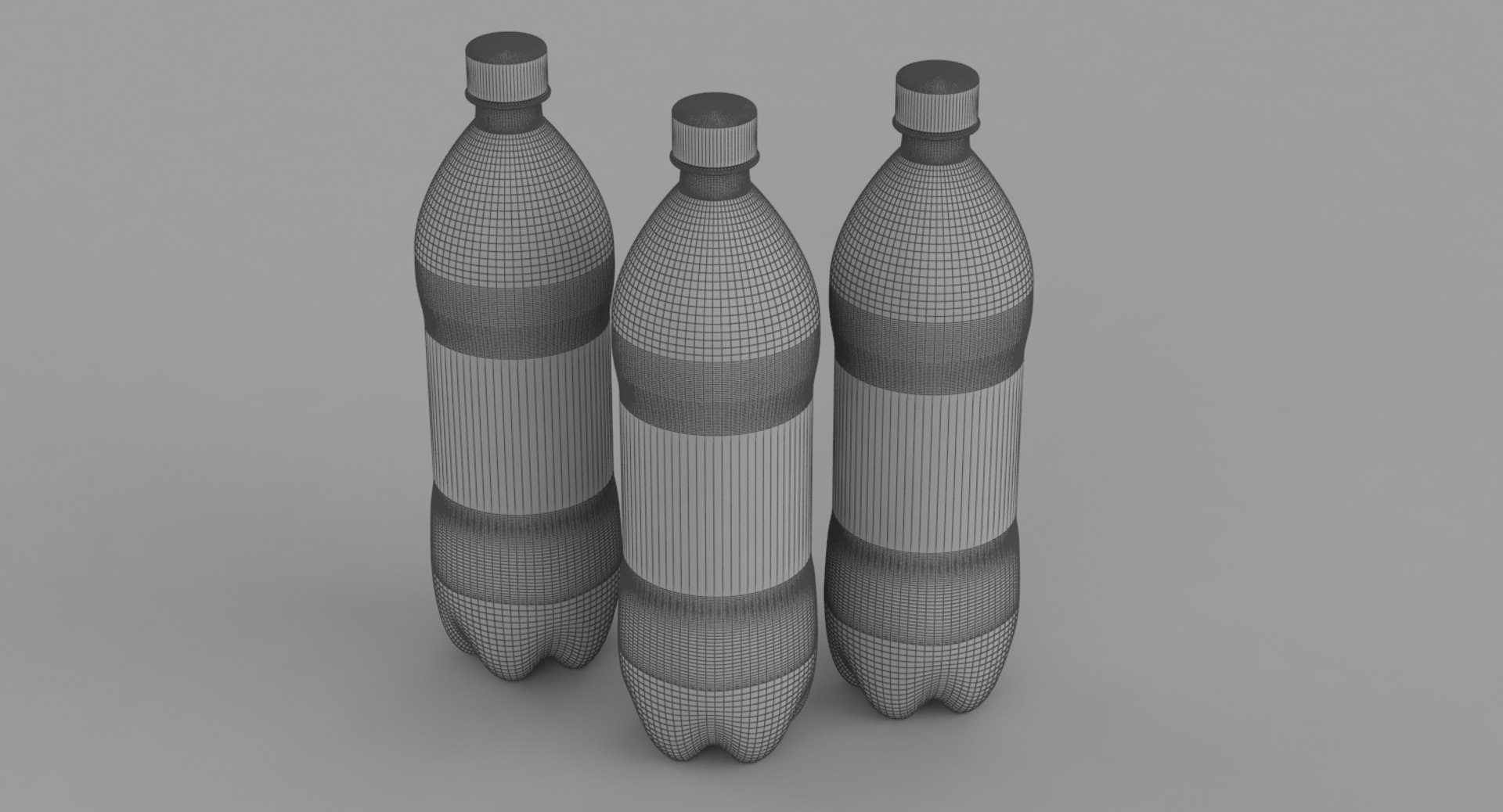 3D Beverage Bottle Mirinda Lemon Model - TurboSquid 1160880