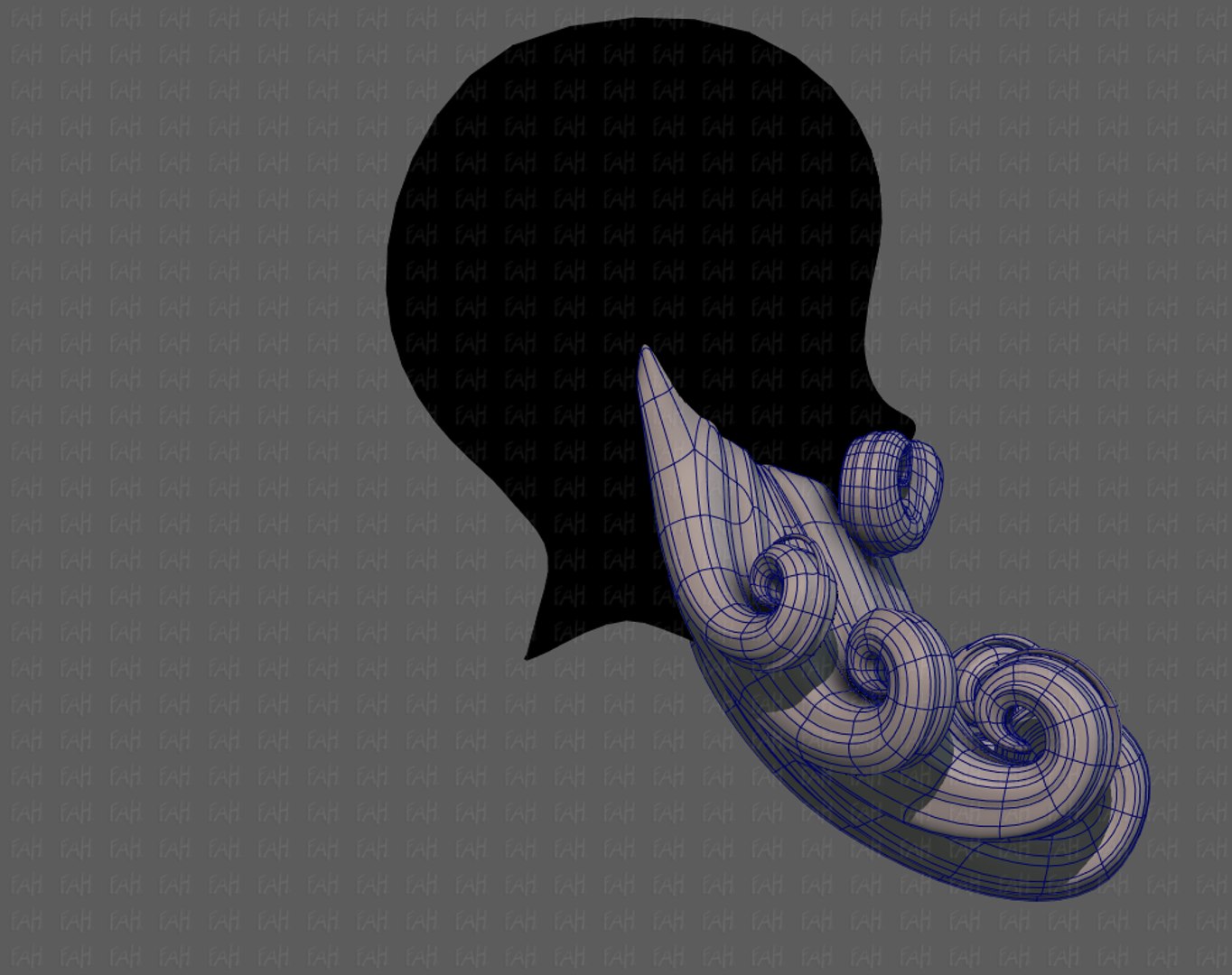 3D Beard V38 - TurboSquid 1990645