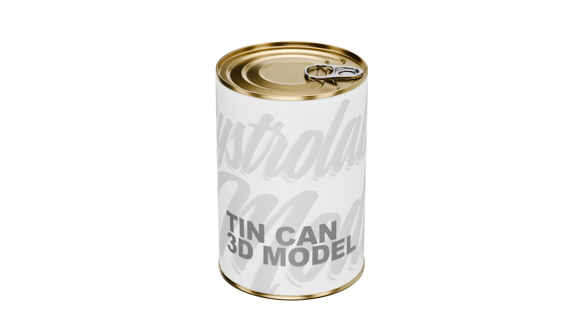 Tin Can 6 3D Model - TurboSquid 2291919
