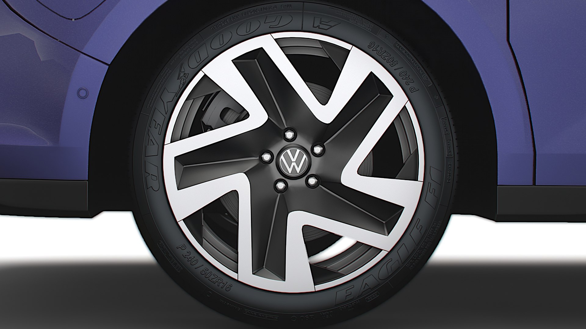 VW ID Buzz 2023 wheel 3D model - TurboSquid 2012757