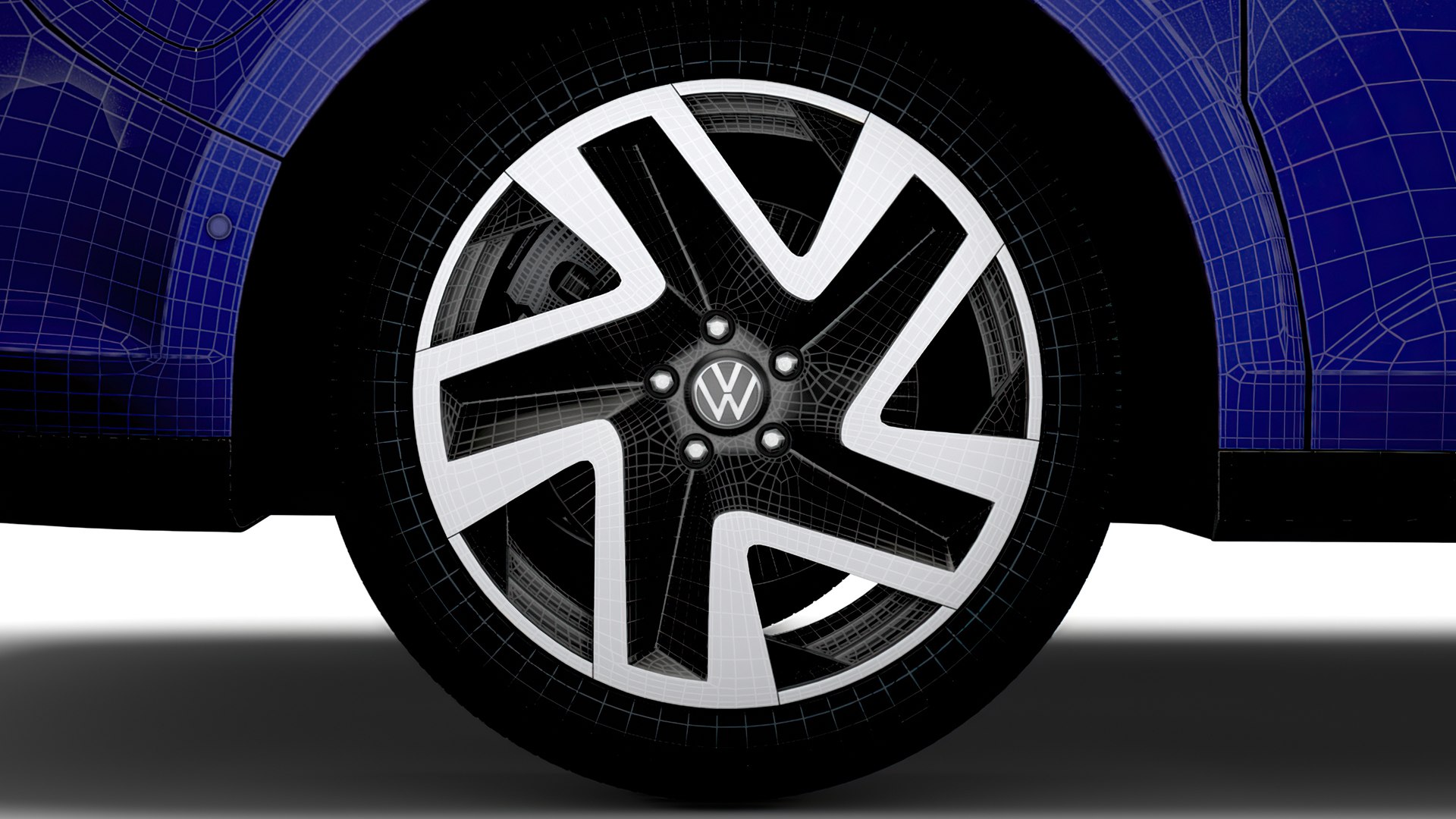 VW ID Buzz 2023 wheel 3D model - TurboSquid 2012757
