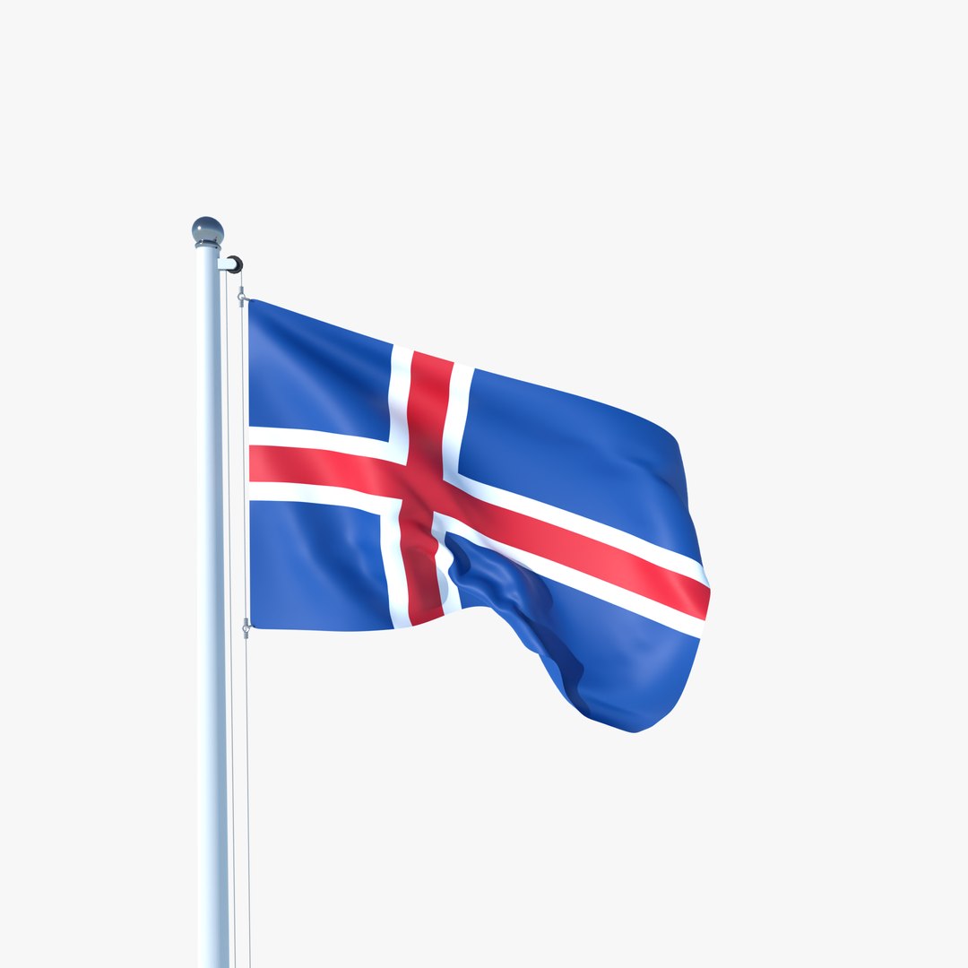 3D model Animated Flag of Iceland - TurboSquid 1737929