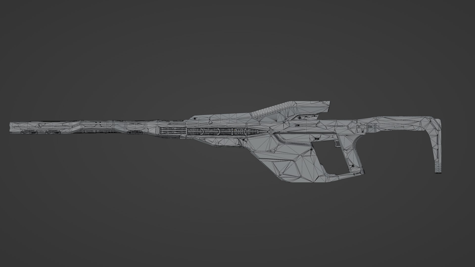 Futuristic Sniper Rifle 3D Model - TurboSquid 2351733
