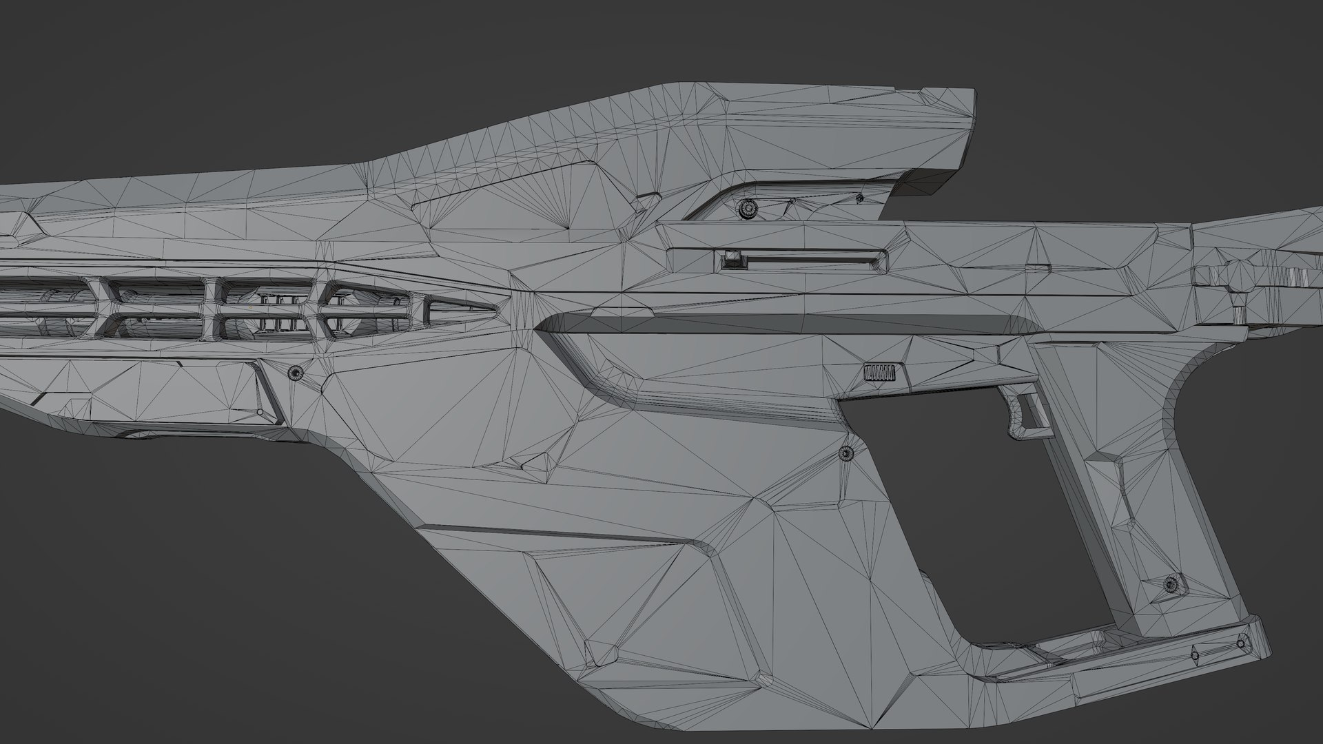 Futuristic Sniper Rifle 3D Model - TurboSquid 2351733