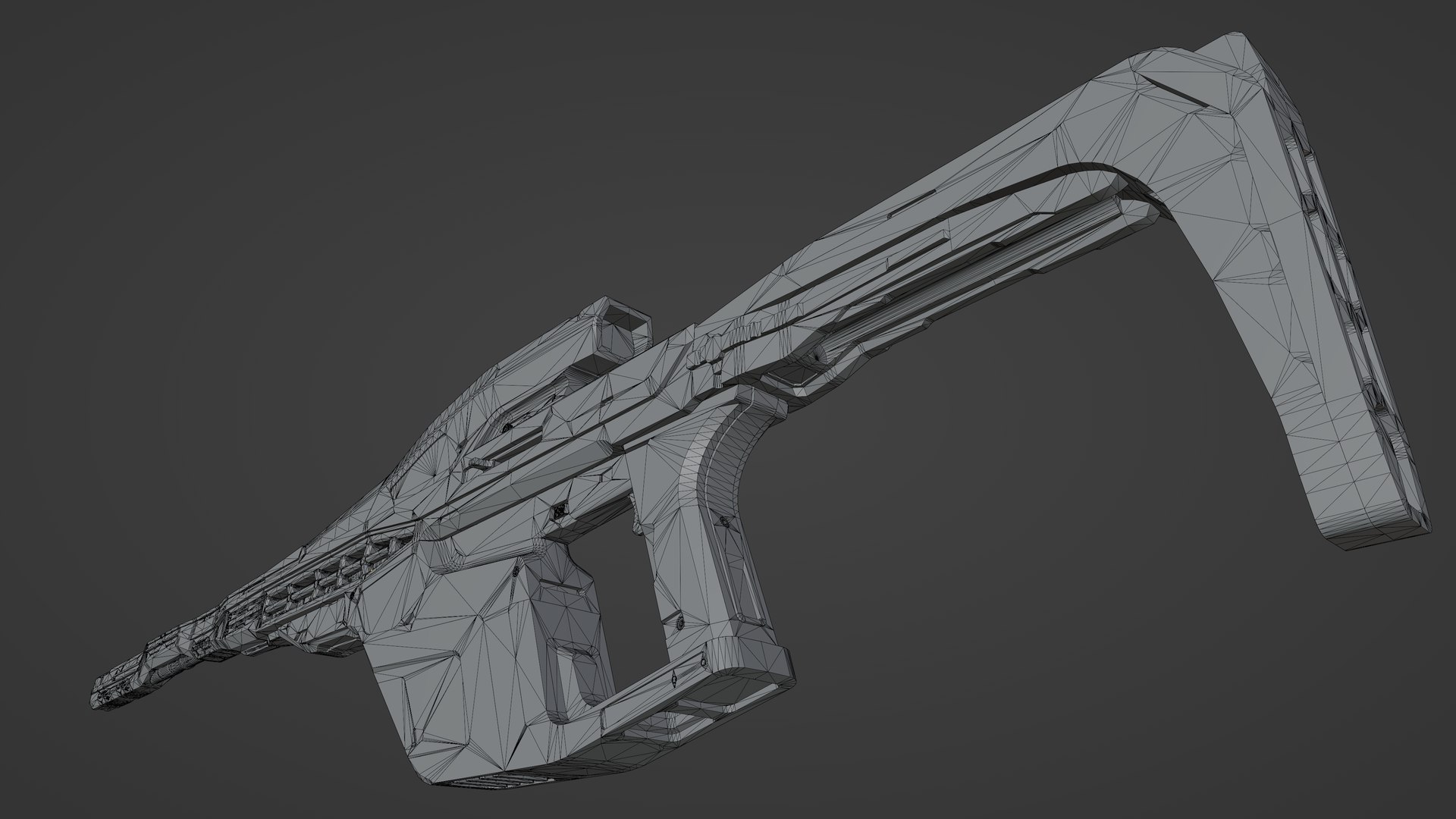 Futuristic Sniper Rifle 3D Model - TurboSquid 2351733