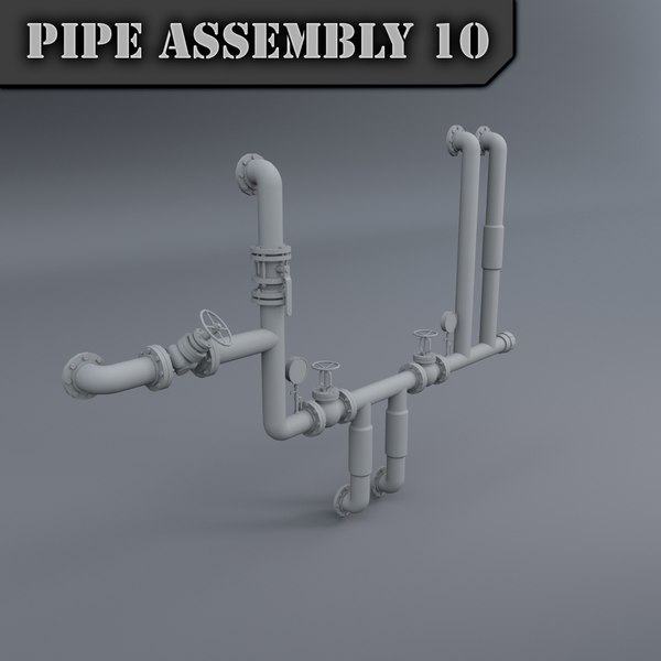 pipe assembly 3d model