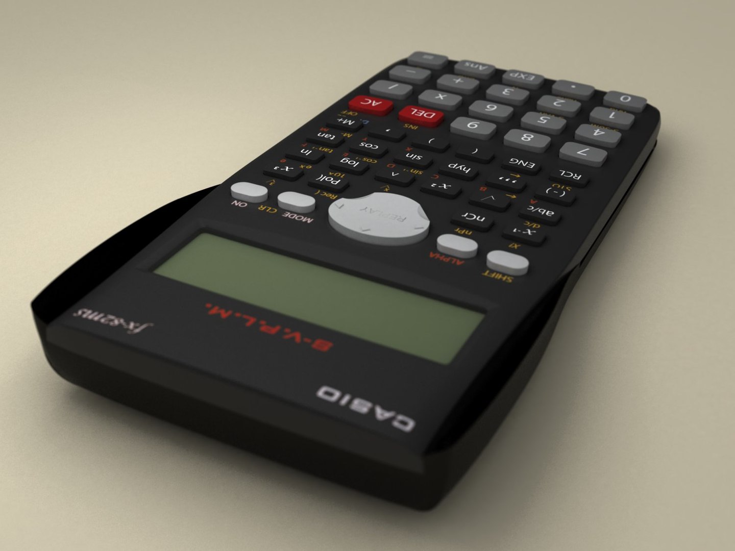 casio scientific calculator 3d c4d