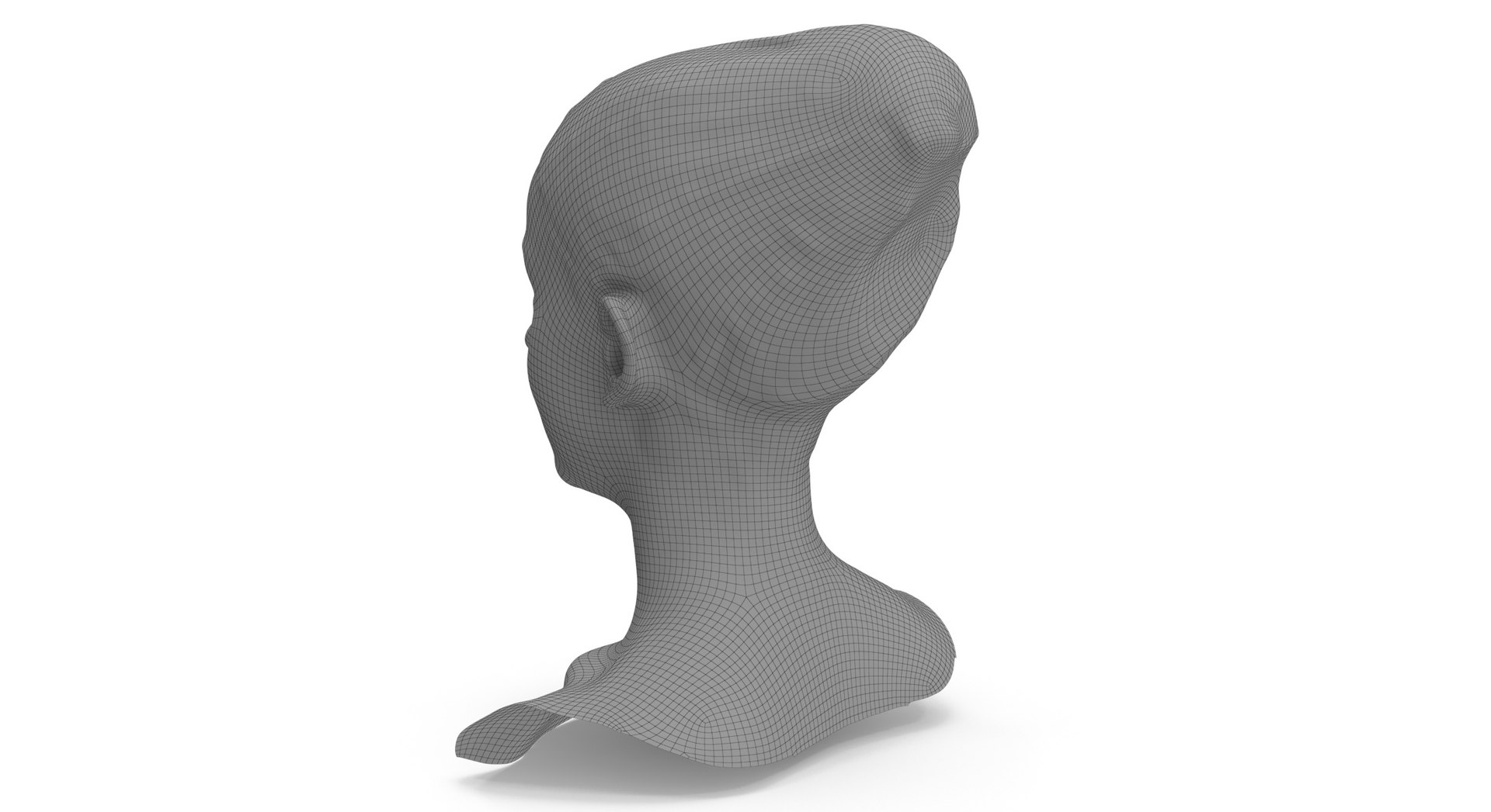 3D Rhea Human Head Sharp Model - TurboSquid 1631067