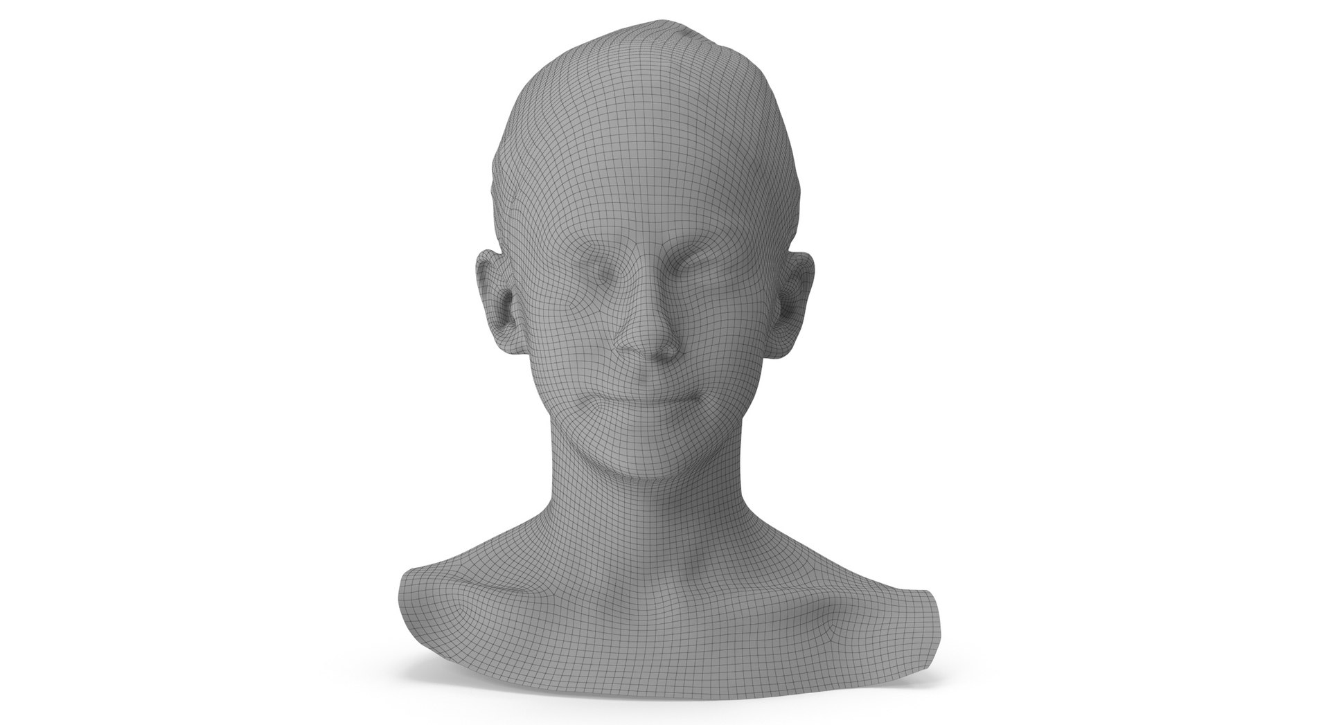 3D Rhea Human Head Sharp Model - TurboSquid 1631067