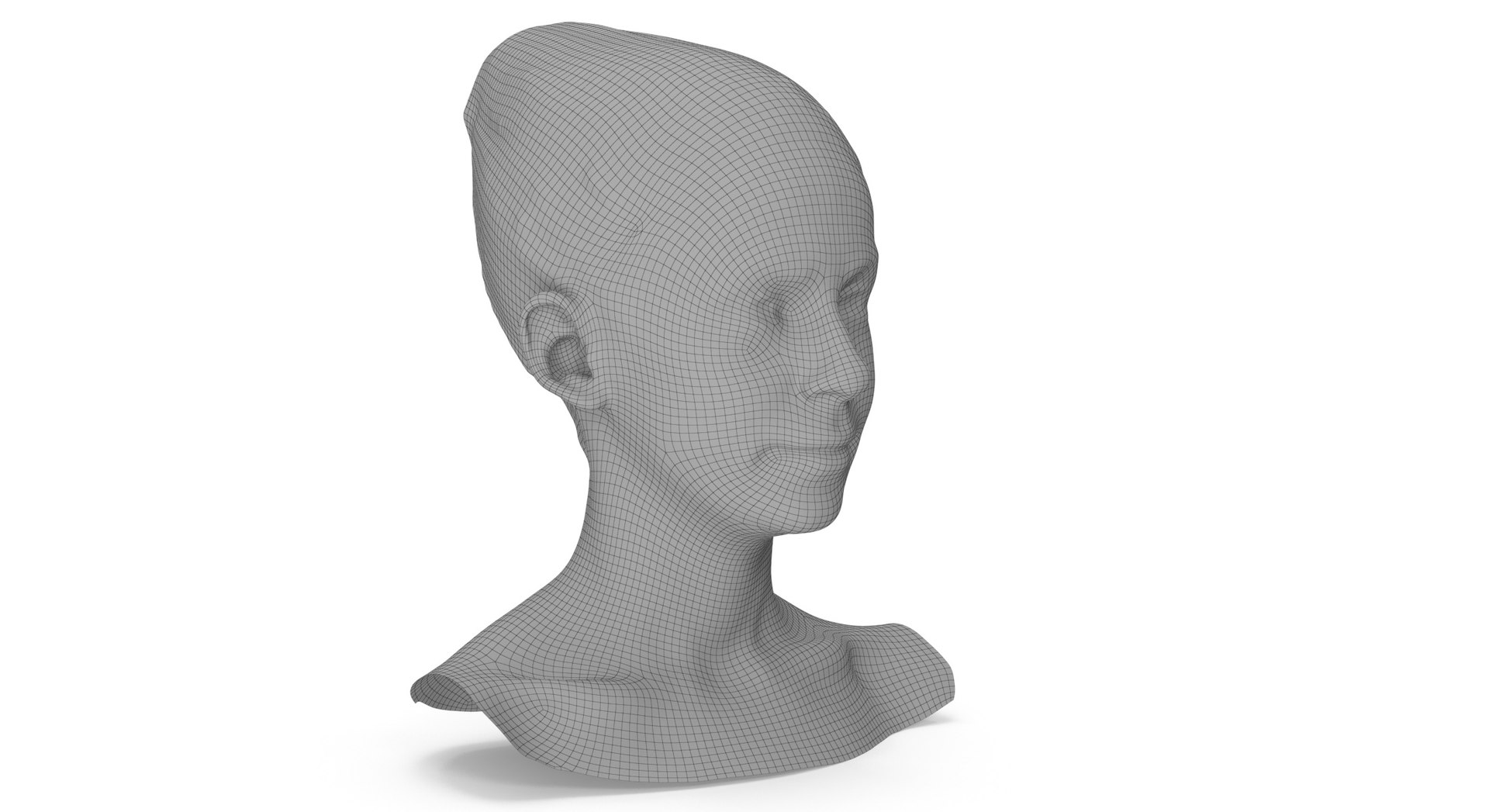 3D Rhea Human Head Sharp Model - TurboSquid 1631067