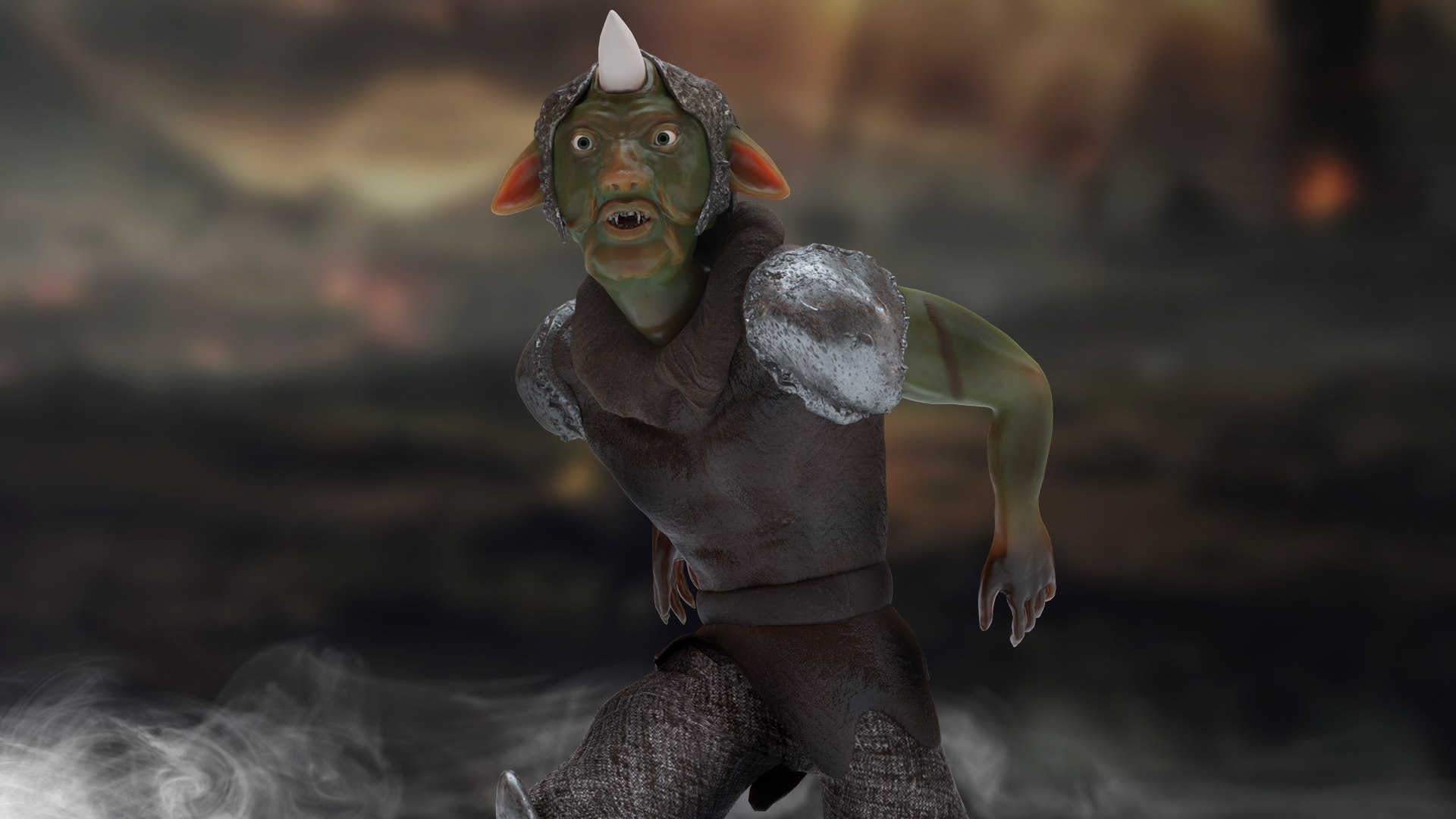3D The Warrior Monster model - TurboSquid 1990660
