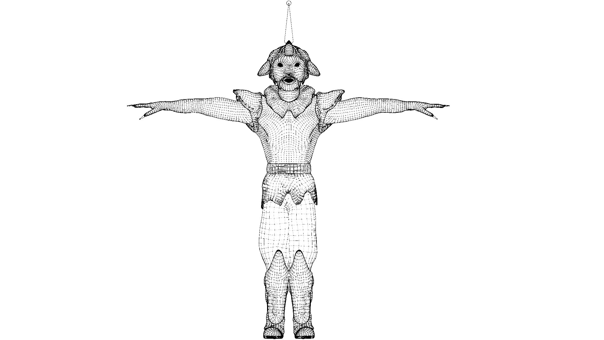 3D The Warrior Monster model - TurboSquid 1990660