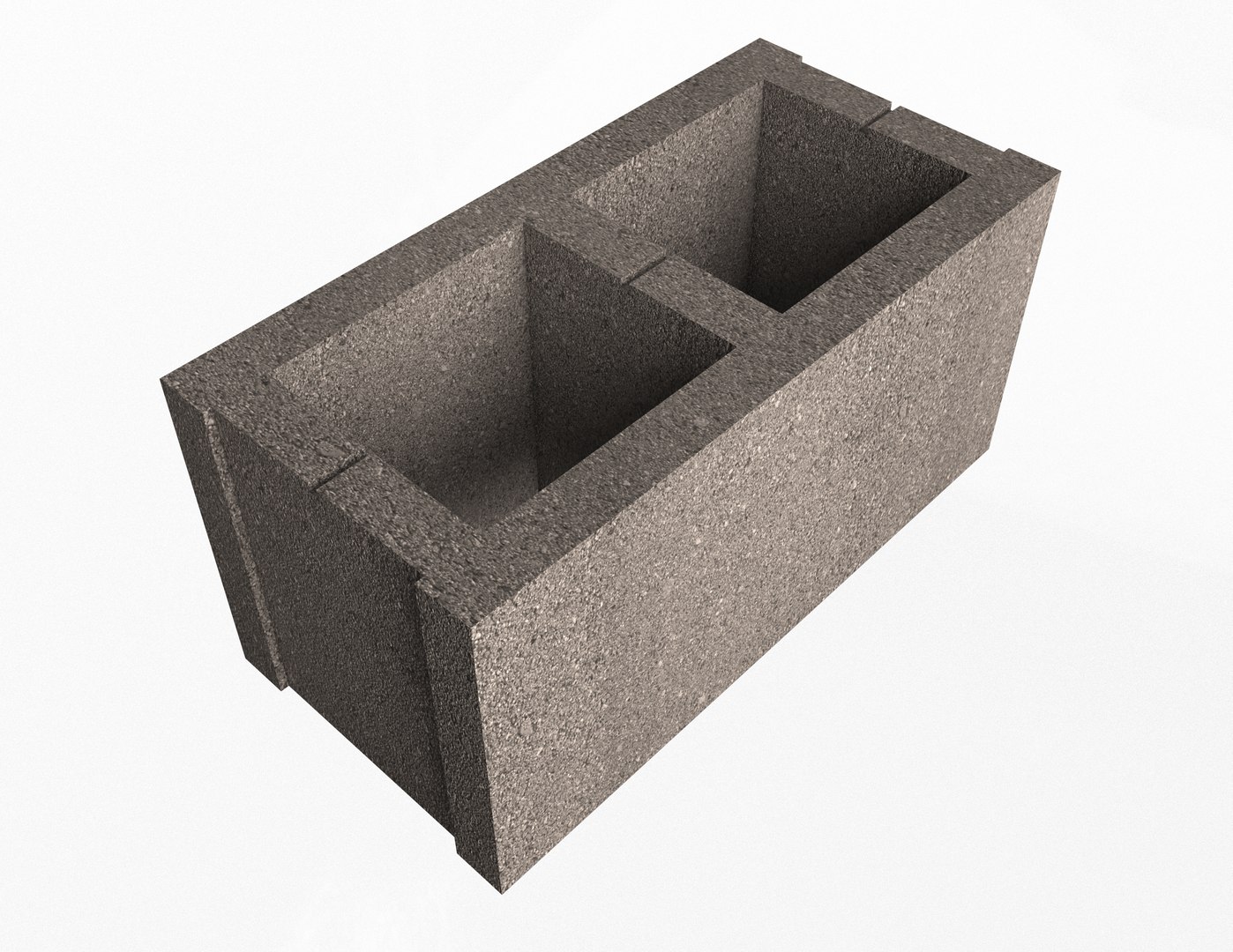 Cinder Block 3D Model - TurboSquid 1744939
