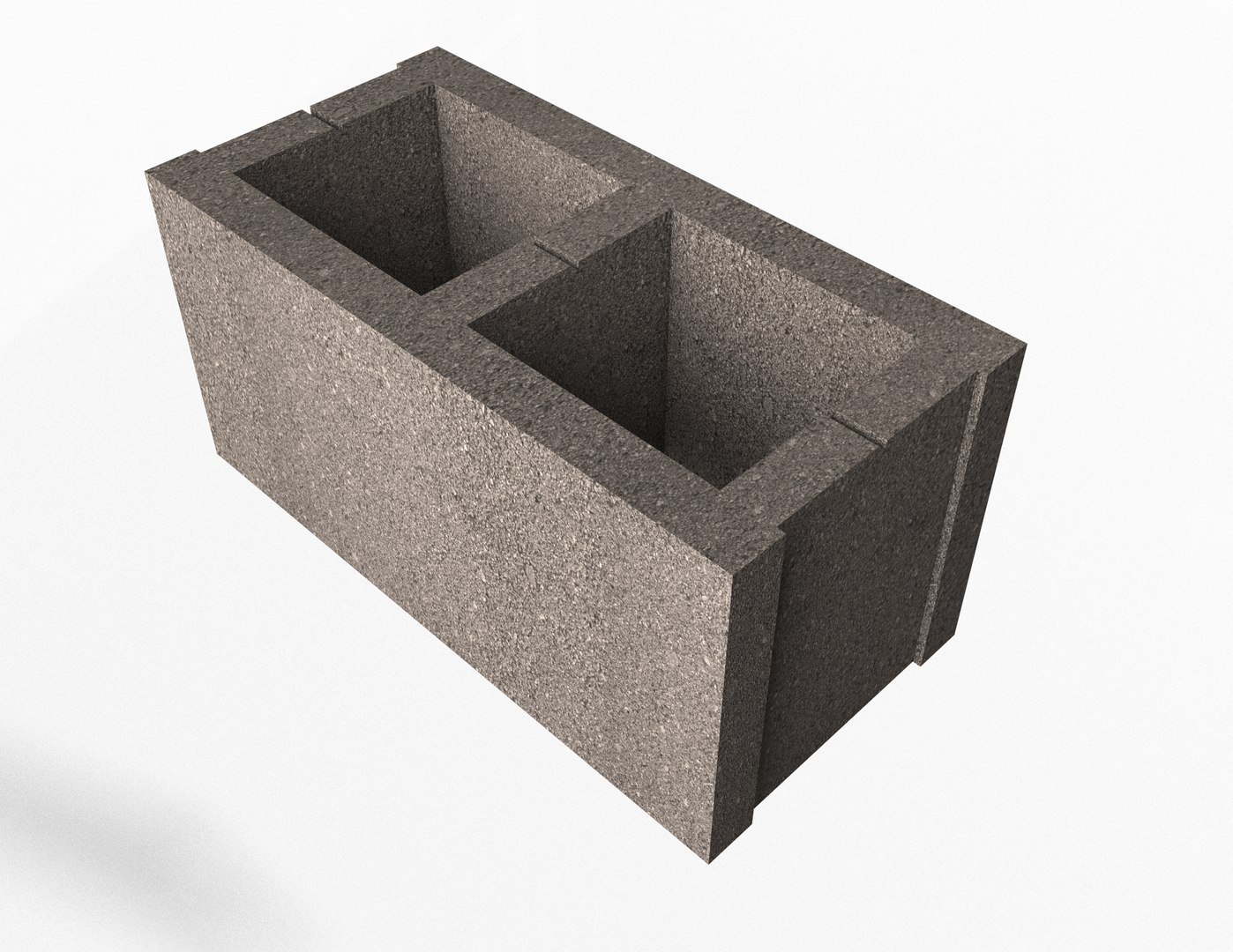 Cinder Block 3D Model - TurboSquid 1744939