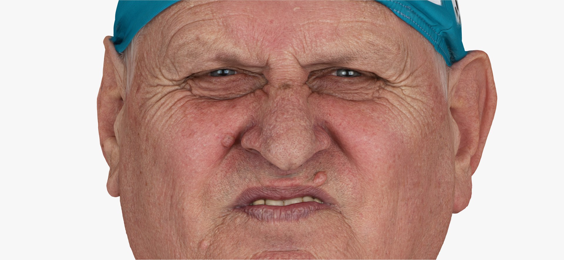 Homer Human Head Nose Wrinkler AU 09 Raw Scan 3D model - TurboSquid 1734922