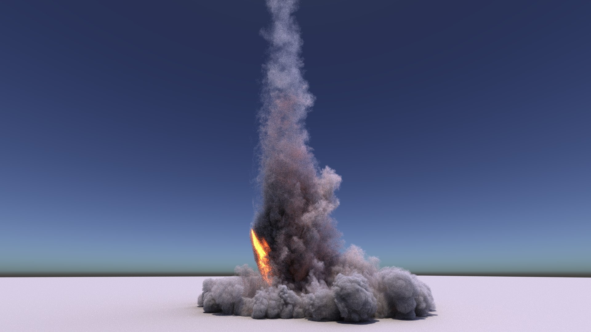 3D VDB Slanted Rocket Engine Landing 001 - TurboSquid 2426913
