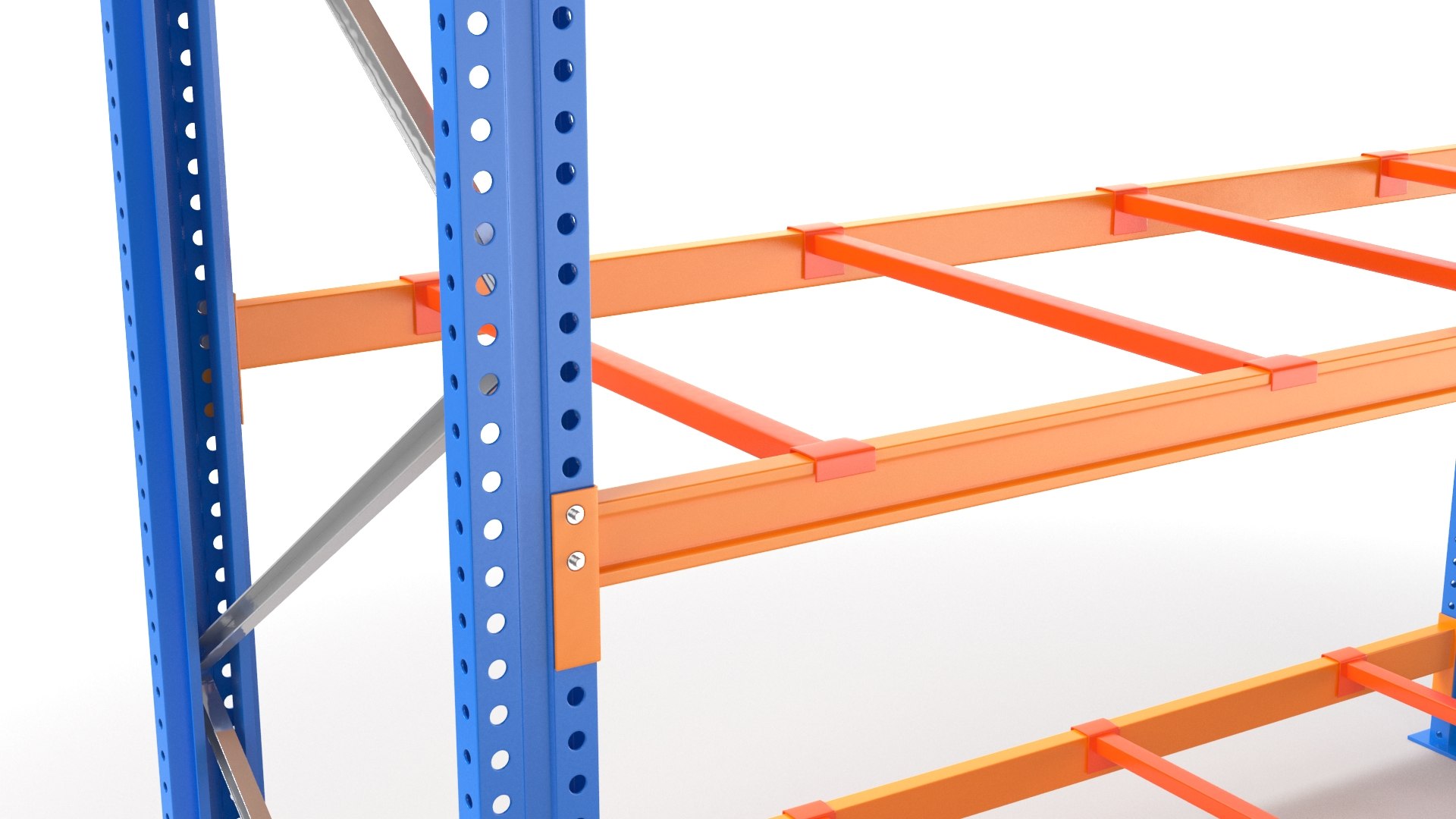 3D Detailed Warehouse Rack - TurboSquid 2091099