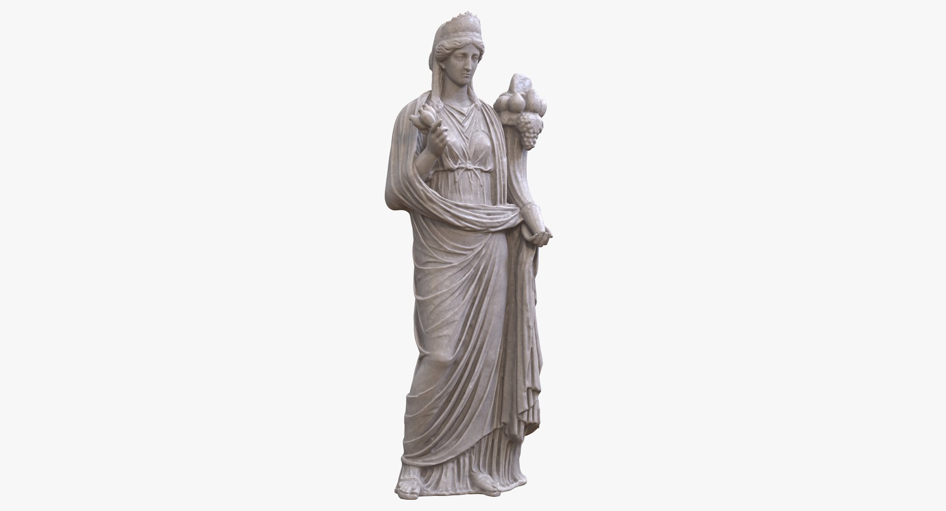 Demeter Statue 3D model - TurboSquid 2115488