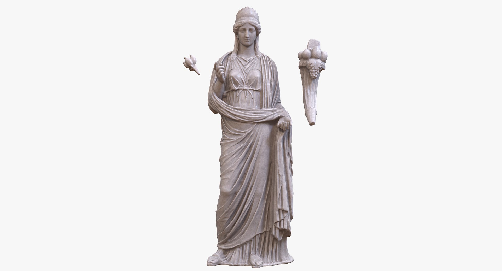 Demeter Statue 3D Model - TurboSquid 2115488
