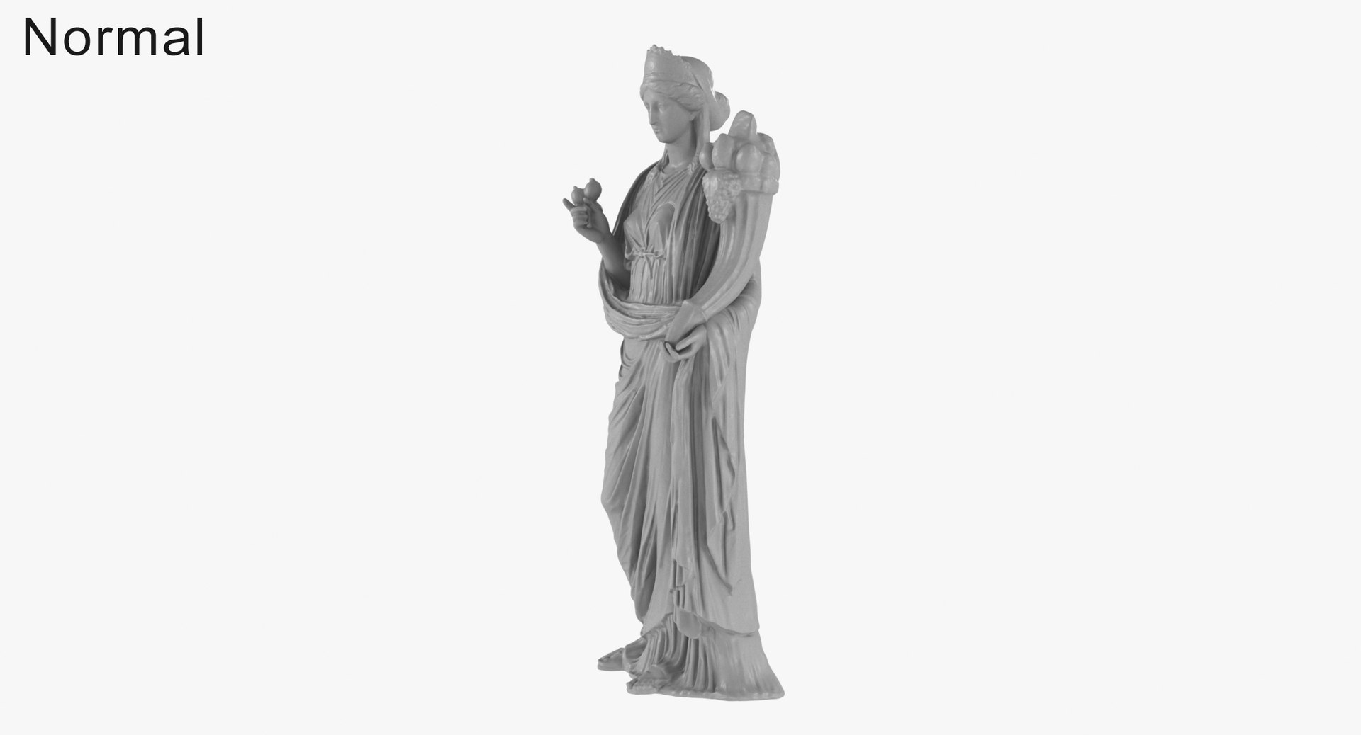 Demeter Statue 3D model - TurboSquid 2115488