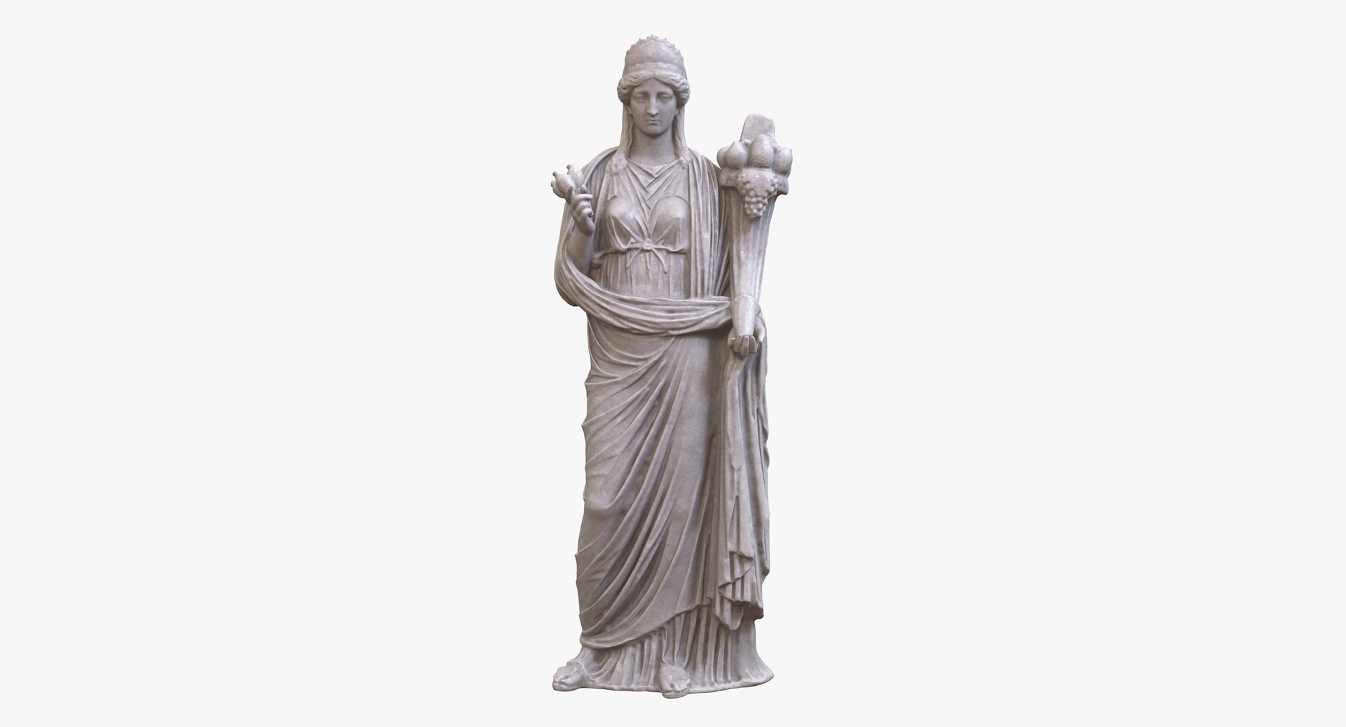 Demeter Statue 3D model - TurboSquid 2115488