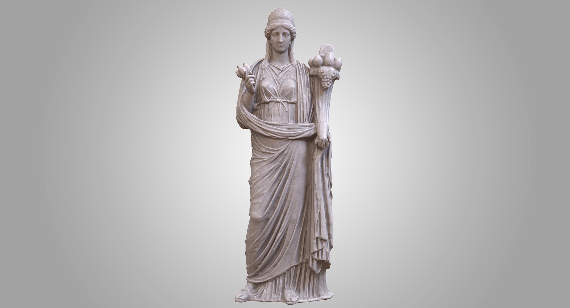 Demeter Statue 3D Model - TurboSquid 2115488