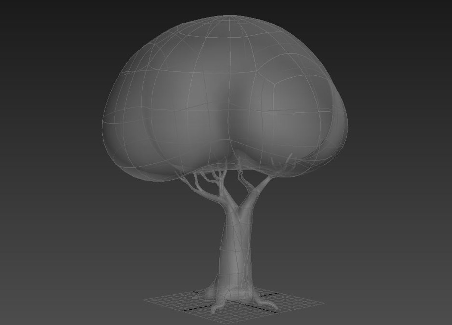 Simple Tree Cartoon 3d Max