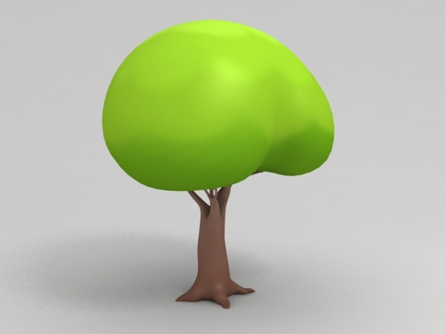 Simple Tree Cartoon 3d Max
