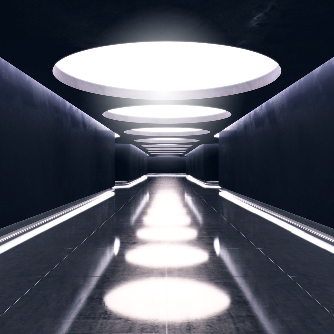 Hallway Realistic 3d Model