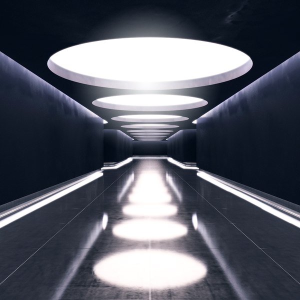 hallway realistic 3d model