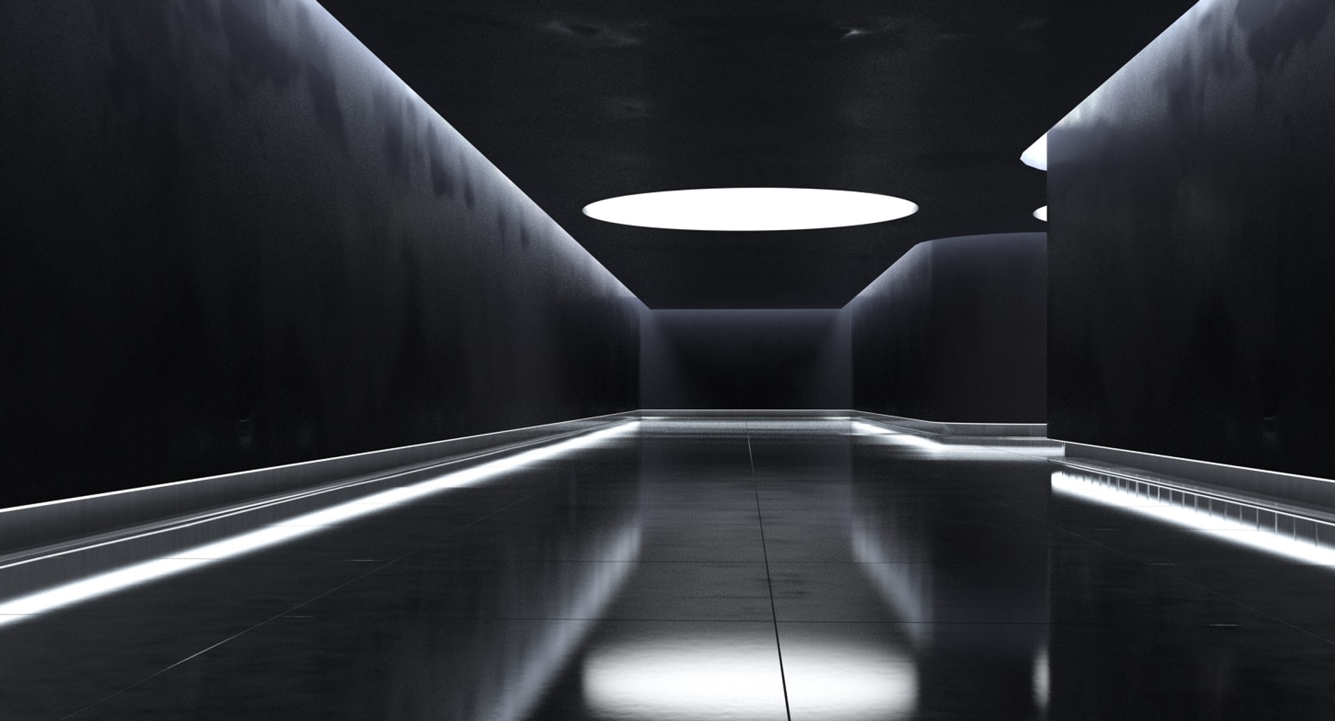Hallway Realistic 3d Model