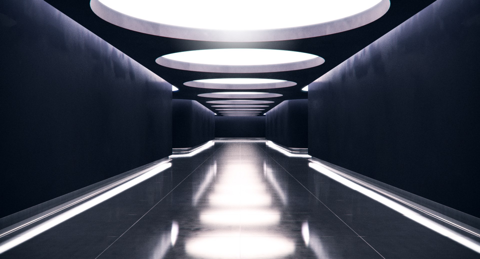 Hallway Realistic 3d Model