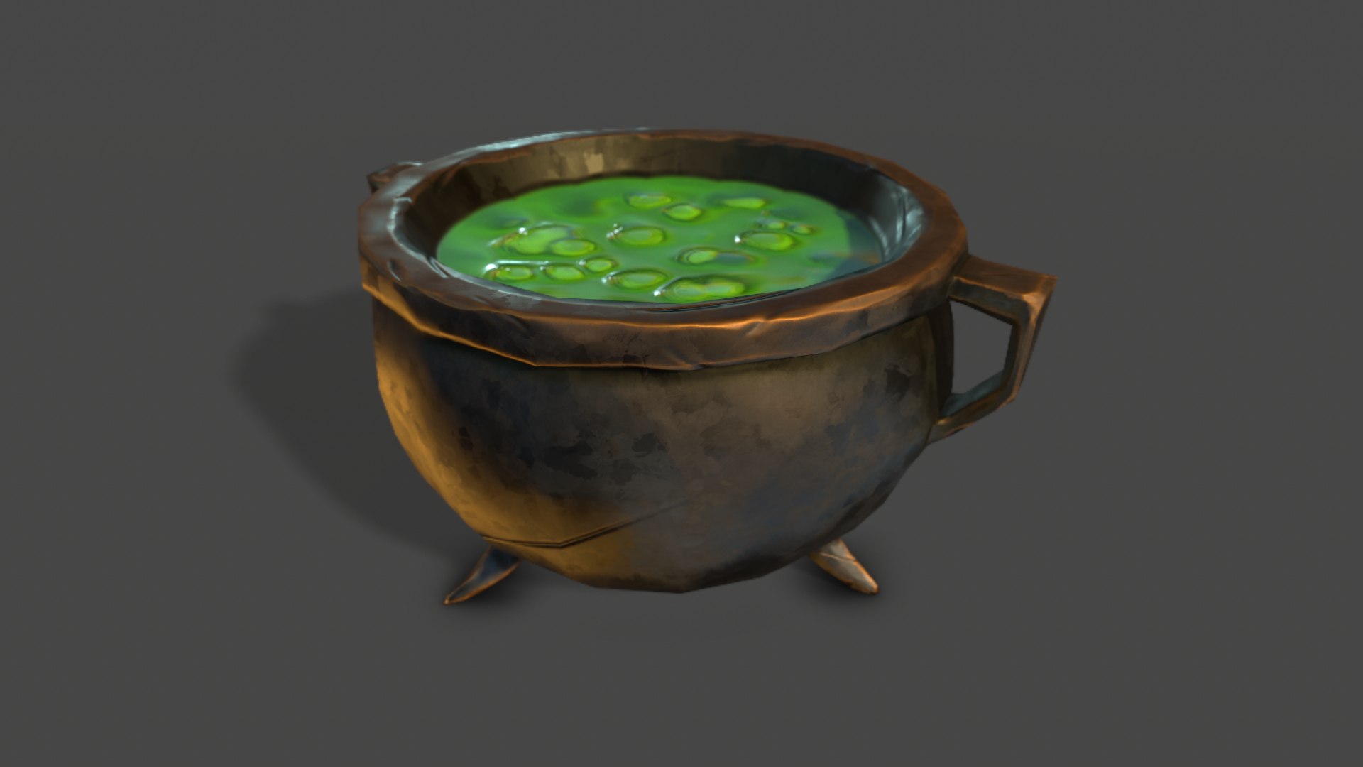 Witch Cauldron 3D Model - TurboSquid 2255895