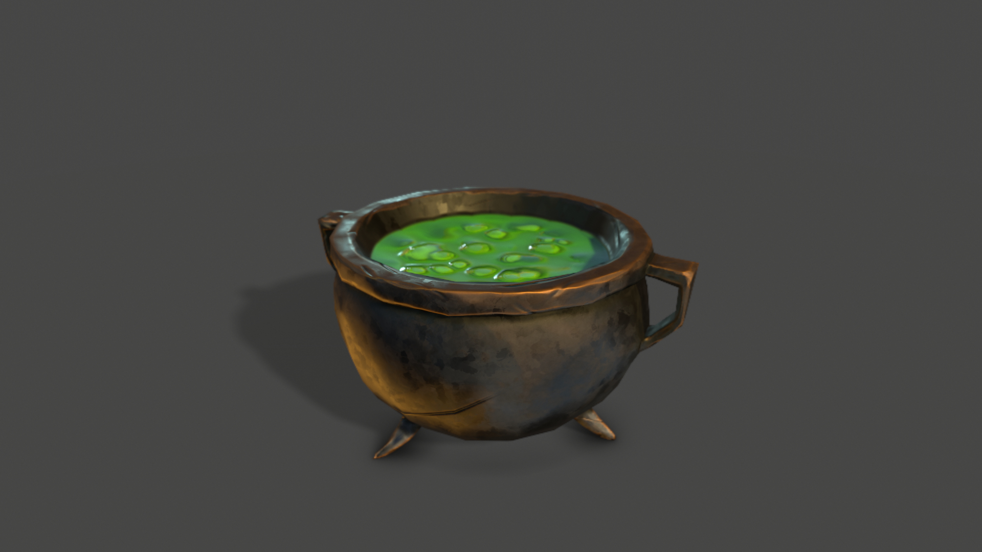 Witch Cauldron 3D Model - TurboSquid 2255895