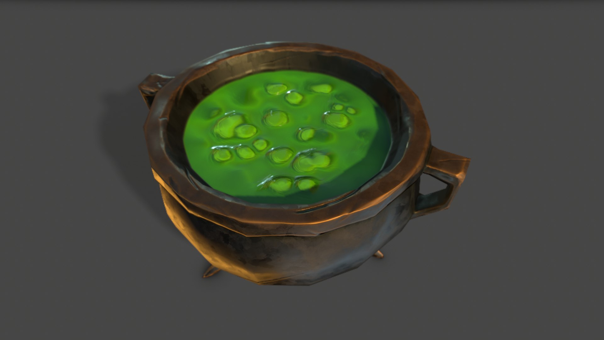 Witch Cauldron 3D Model - TurboSquid 2255895