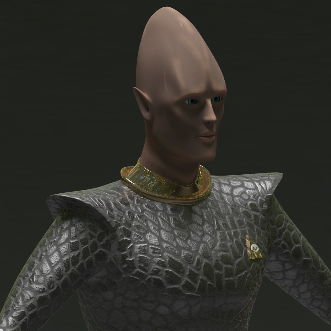 alien triangle eye 3d model